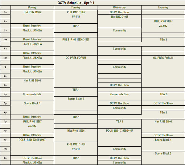 OCTV Program Guide | Oxnard College