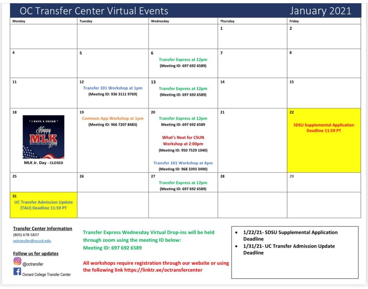 OC Campaign January Week 2 | Oxnard College